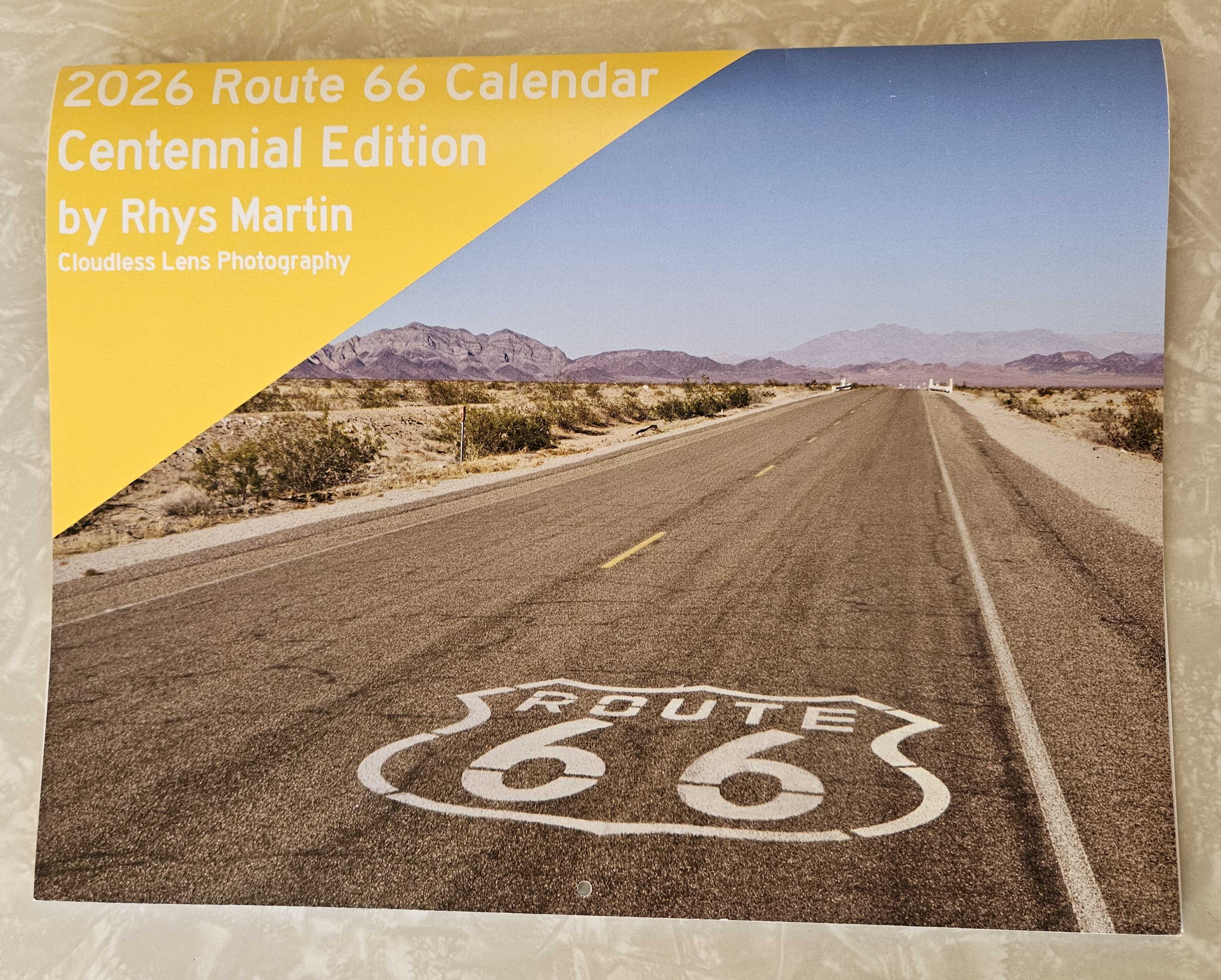 Cloudless Lens 2026 Route 66 Centennial Edition Calendar – Spencer Station